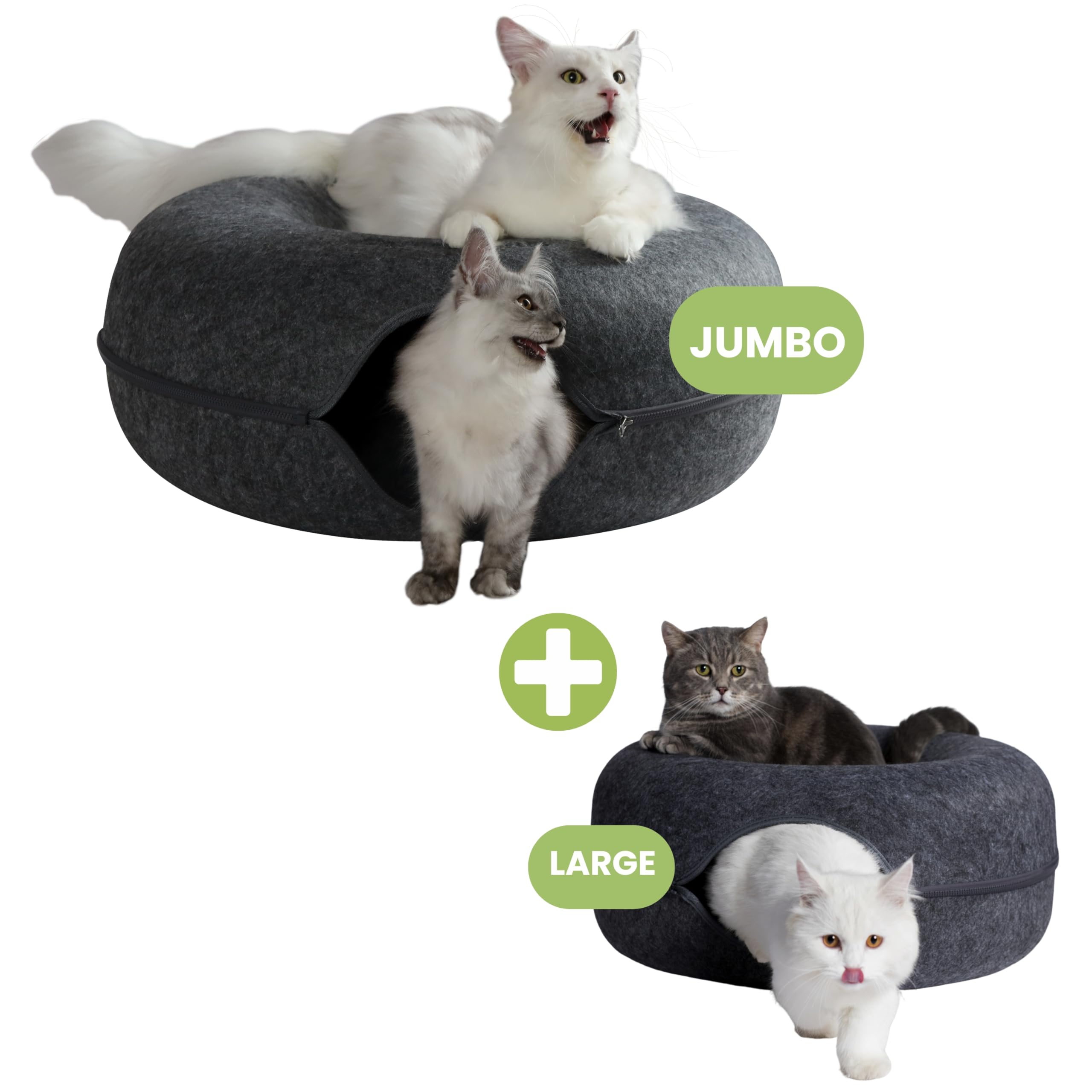 Amazon.com : CATTASAURUS Peekaboo Cat Cave for Multiple & Large Cats Up to 30-45 Lbs, Scratch ...