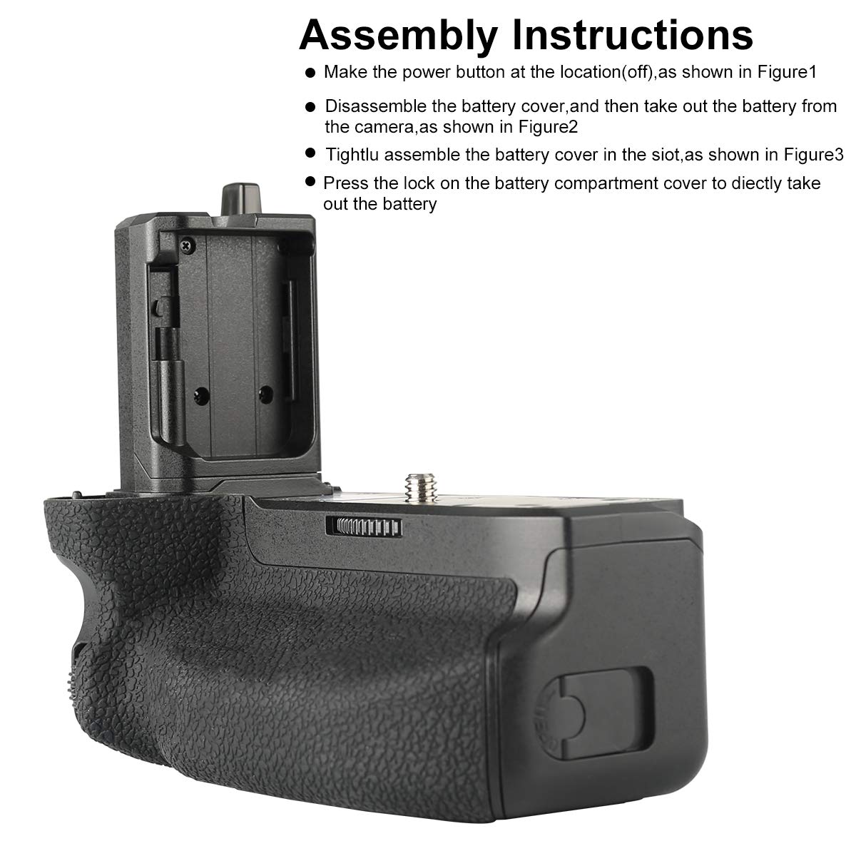 Meike MK-A7R IV Professional Vertical Battery Grip Compatible with Sony ...