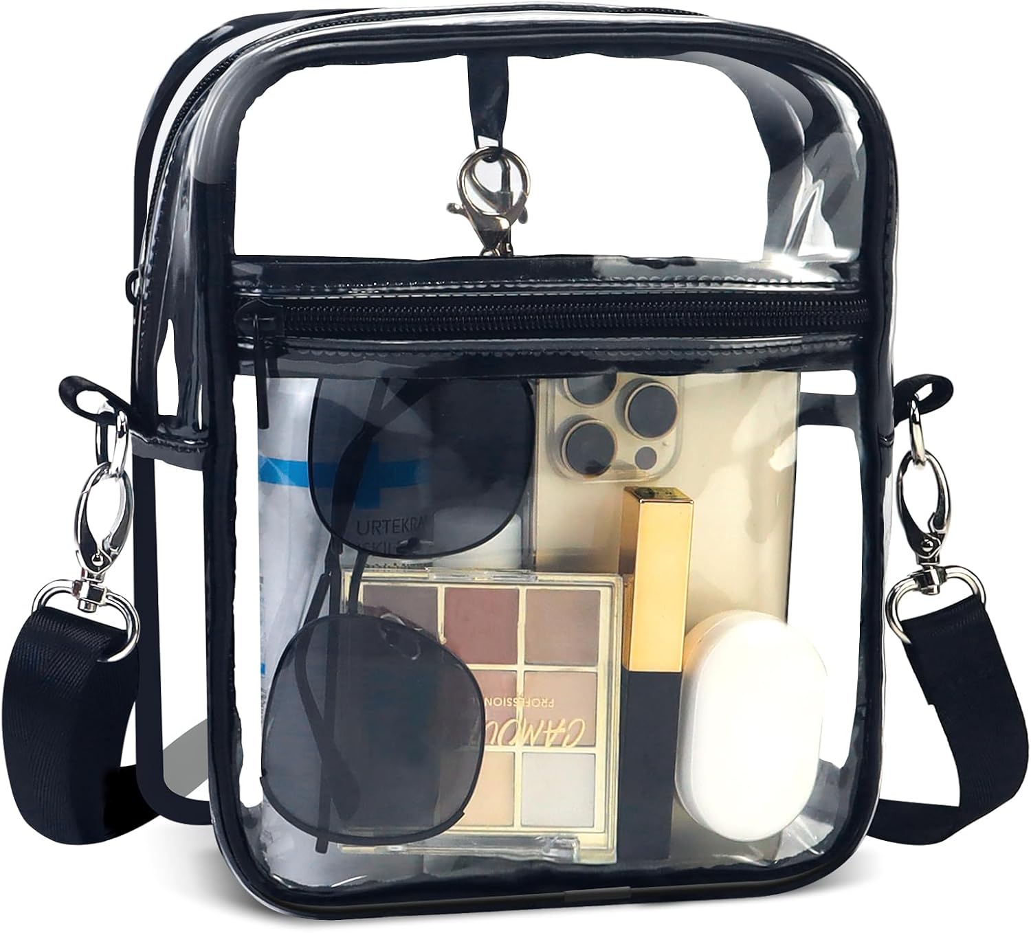 Amazon.com: Gloppie Clear Bags for Women Stadium Approved Clear ...