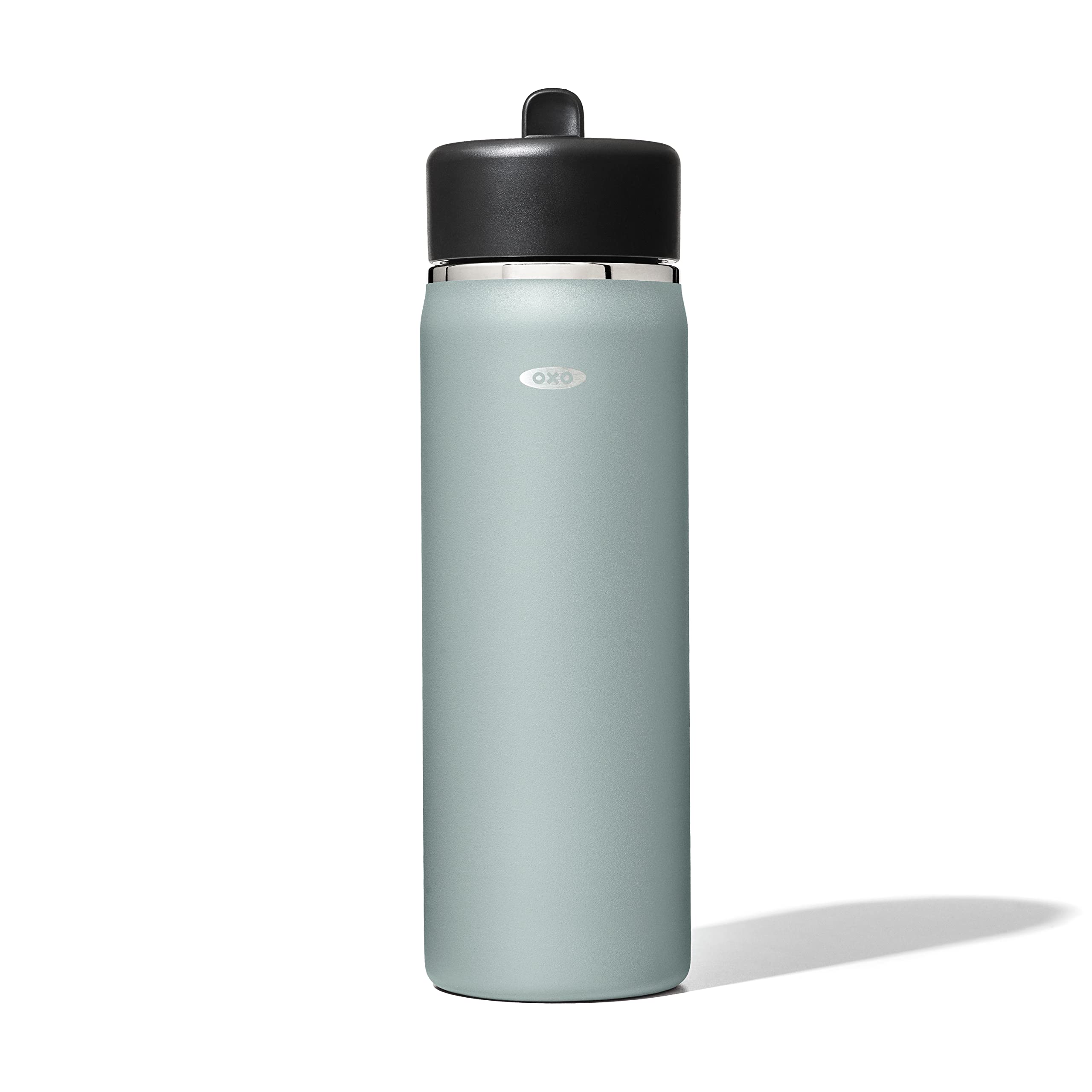 Amazon.com: OXO Strive 20oz Wide Mouth Water Bottle with Straw Lid - Slate