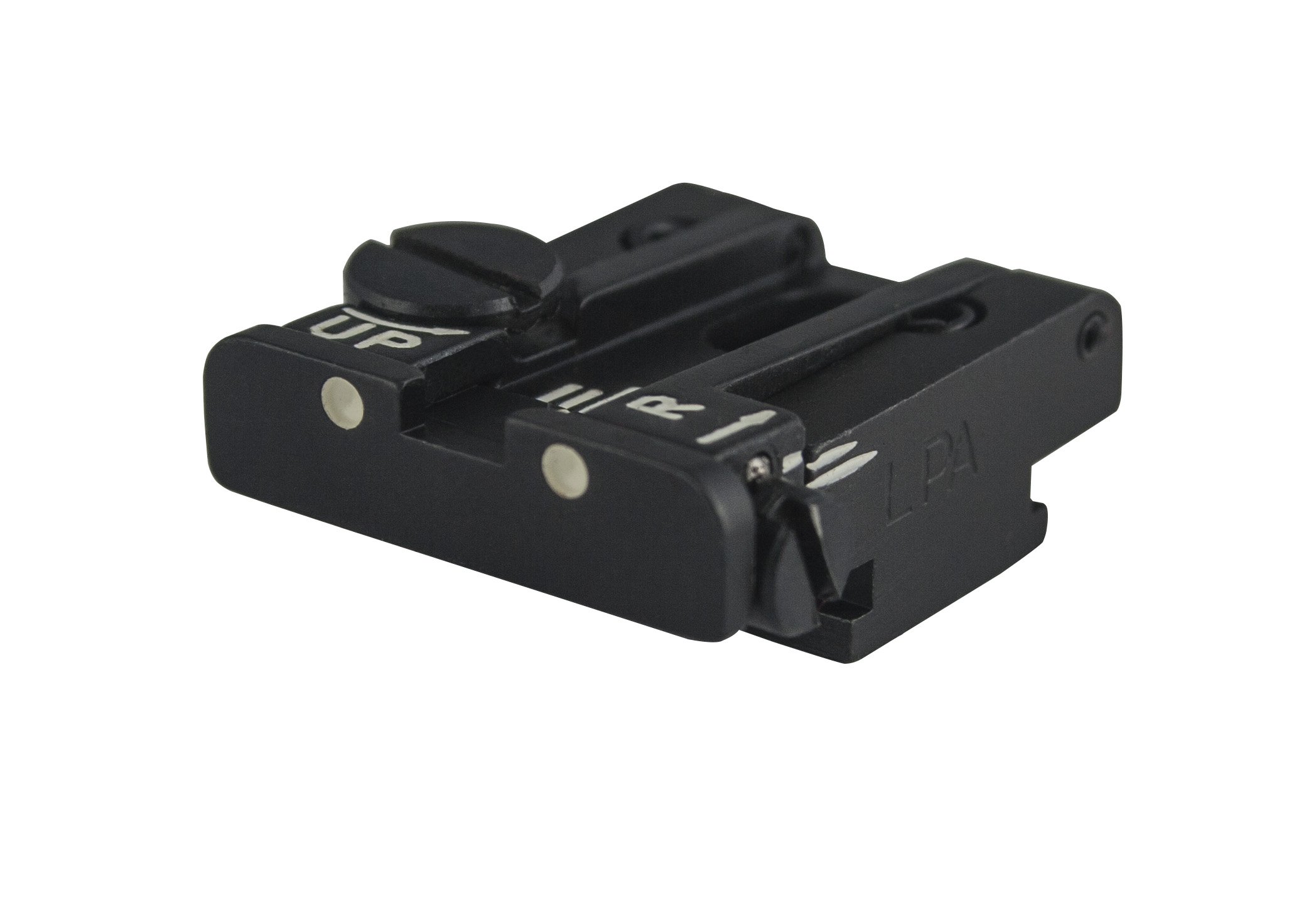 Amazon.com : LPA TPU Adjustable Rear White Dot Sight Set for S&W SW99 ...