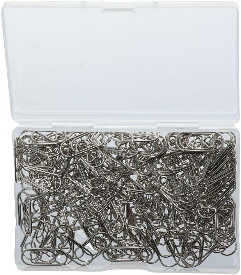 Amazon.com: dohobby Heart Paper Clips, Stainless Steel Fancy Paper ...