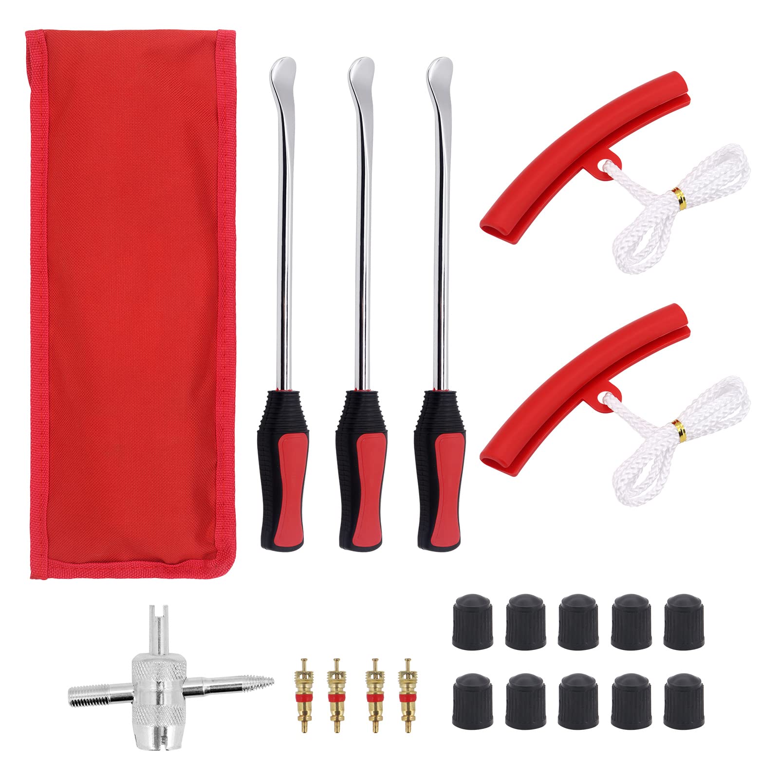 Yuhtech Tyre Changing Set, Tyre Changer Tire Spoons Lever Iron Tool ...