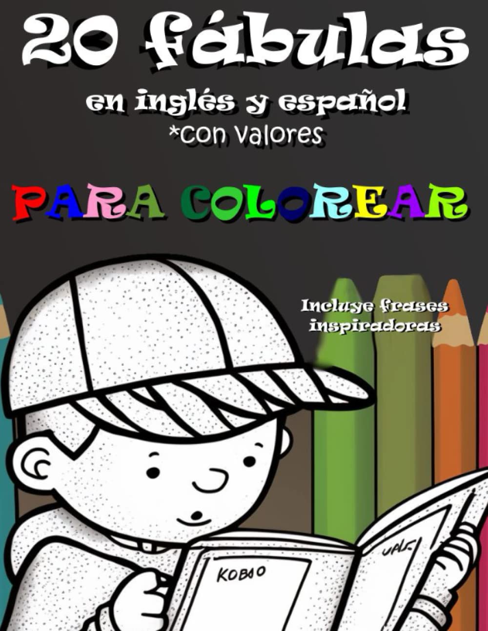 Amazon.com: 20 fábulas en inglés y español con valores para colorear ...