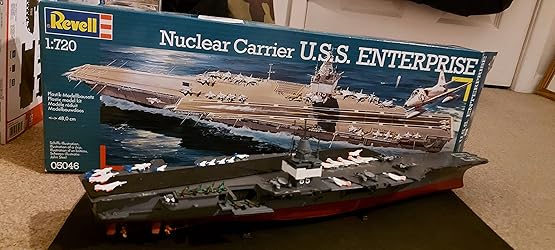 Revell 05046 Nuclear Carrier U.S.S. Enterprise 1:720 Scale Unbuilt ...