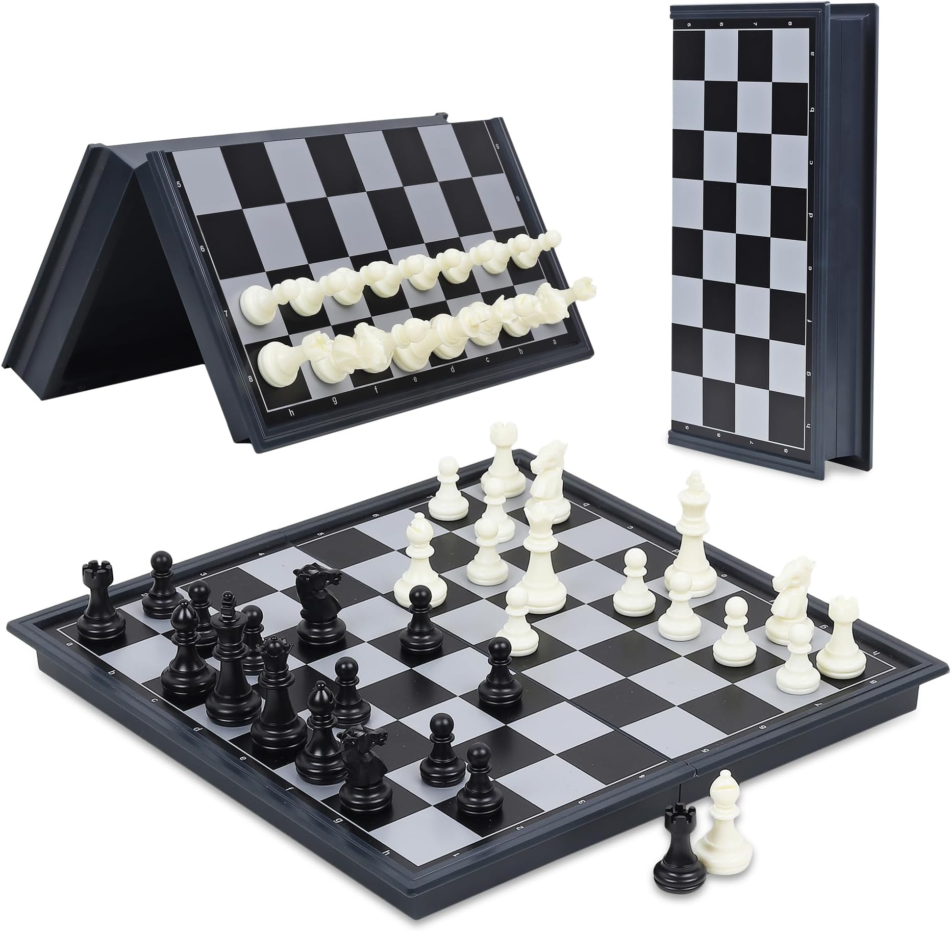 Buy Niwlix Chess Board Set Magnetic Travel Folding Board Games Portable ...