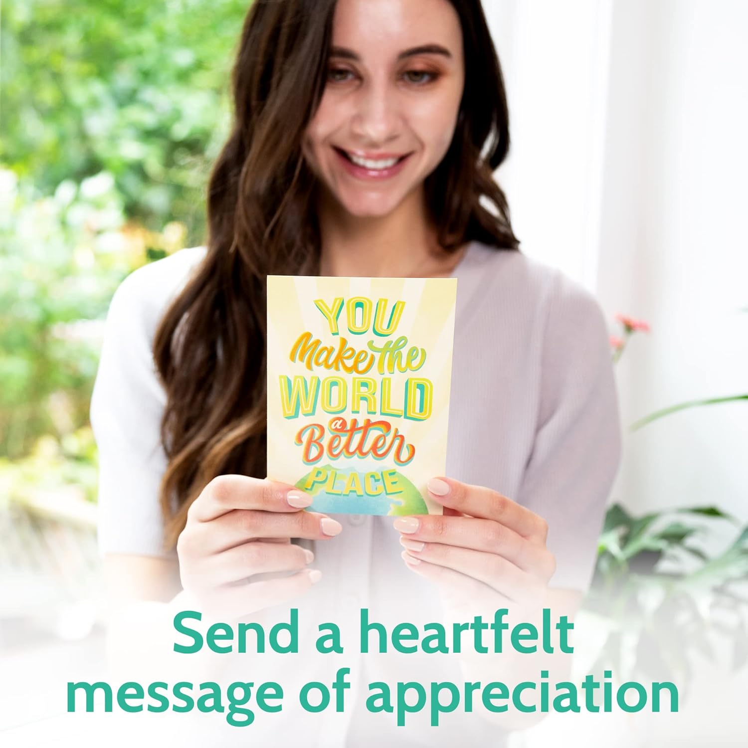 50 tarjetas postales de agradecimiento y reconocimiento You Make the ...