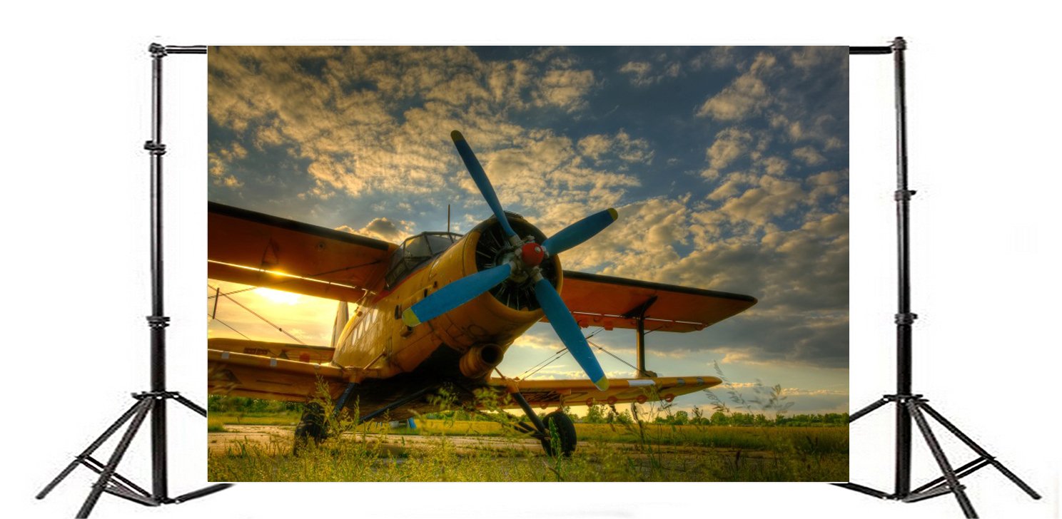 Buy Yeele 5x4ft Vintage Aircraft Backdrop Vinyl Retro Fuselage ...