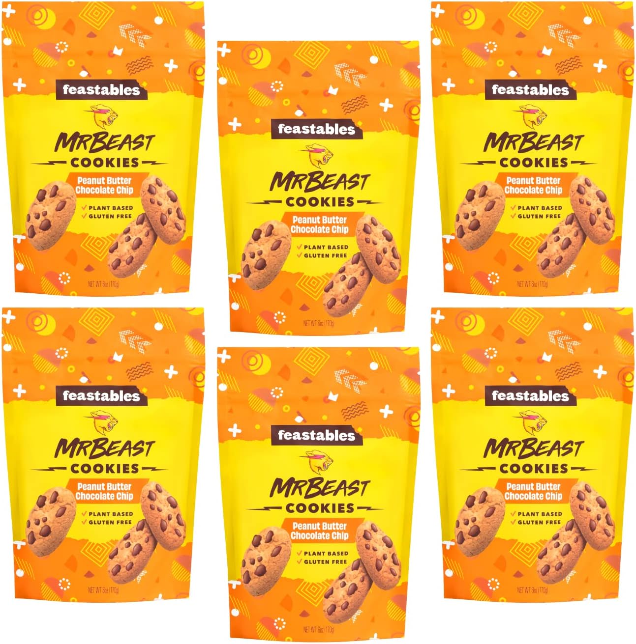 Amazon.com: Mise Mise Feastables Cookies 2 Pack Variety - Oatmeal ...