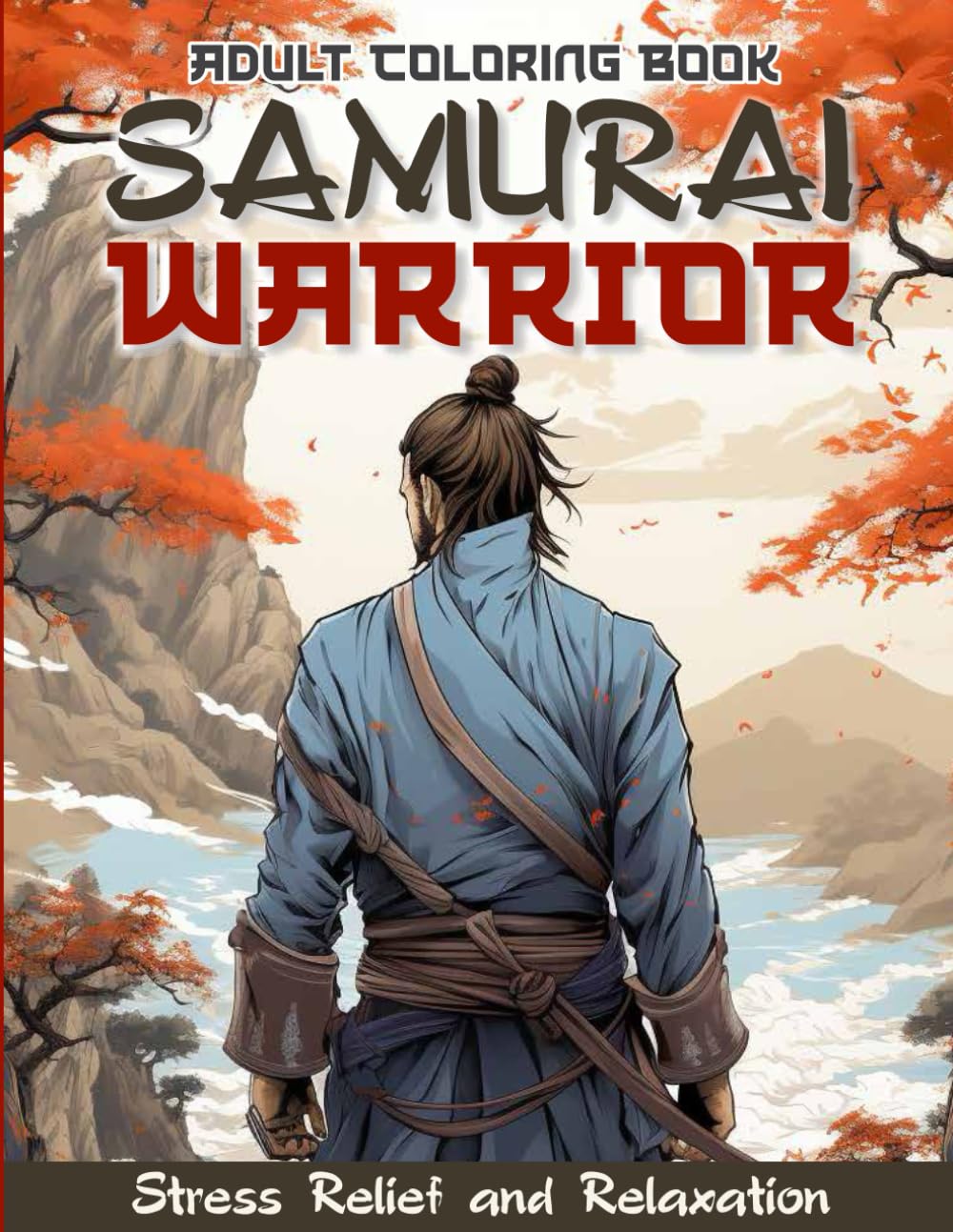 Amazon.com: Samurai Warrior — Adult Coloring book: adult color books ...