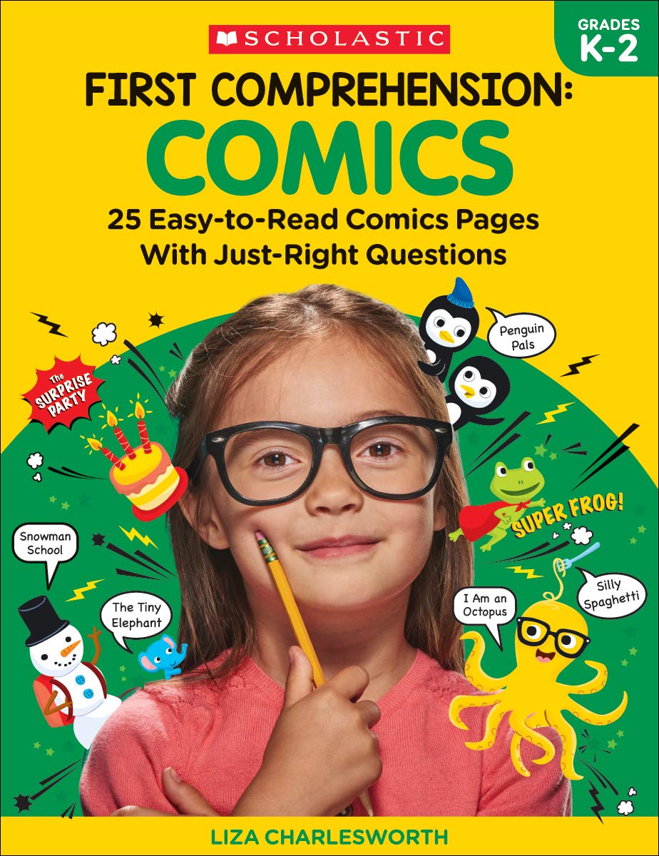 Amazon.com: First Comprehension: Comics: 25 Easy-to-Read Comics with ...