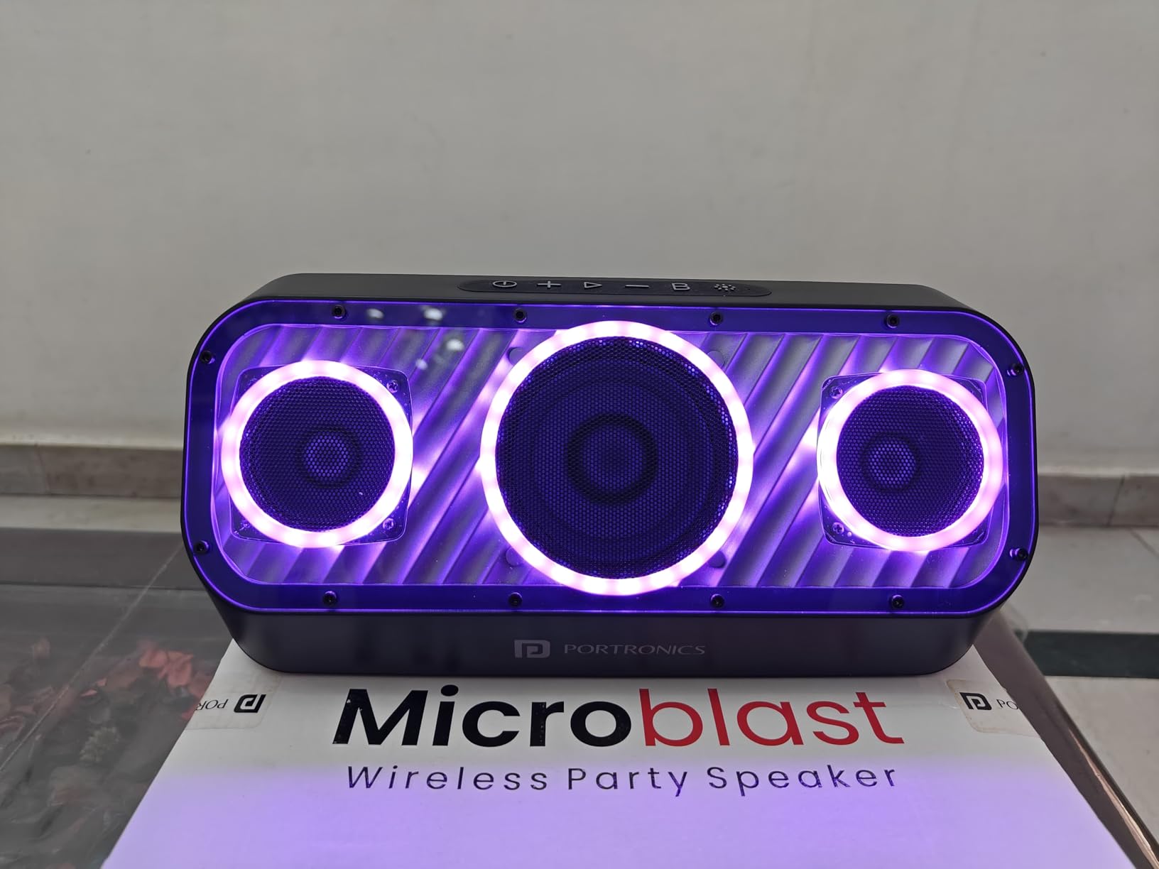 Portronics Microblast 60W HD Sound Portable Party Speaker With Bass ...