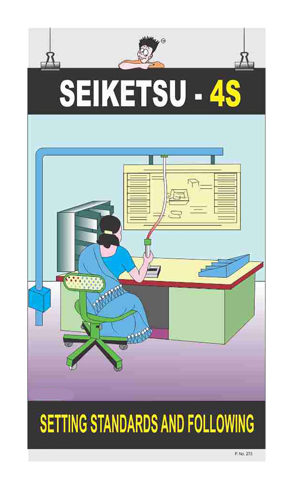 Posterkart Office Poster - Seiketsu 4s, 66 cm x 36 cm x 1 cm (VADPE273 ...