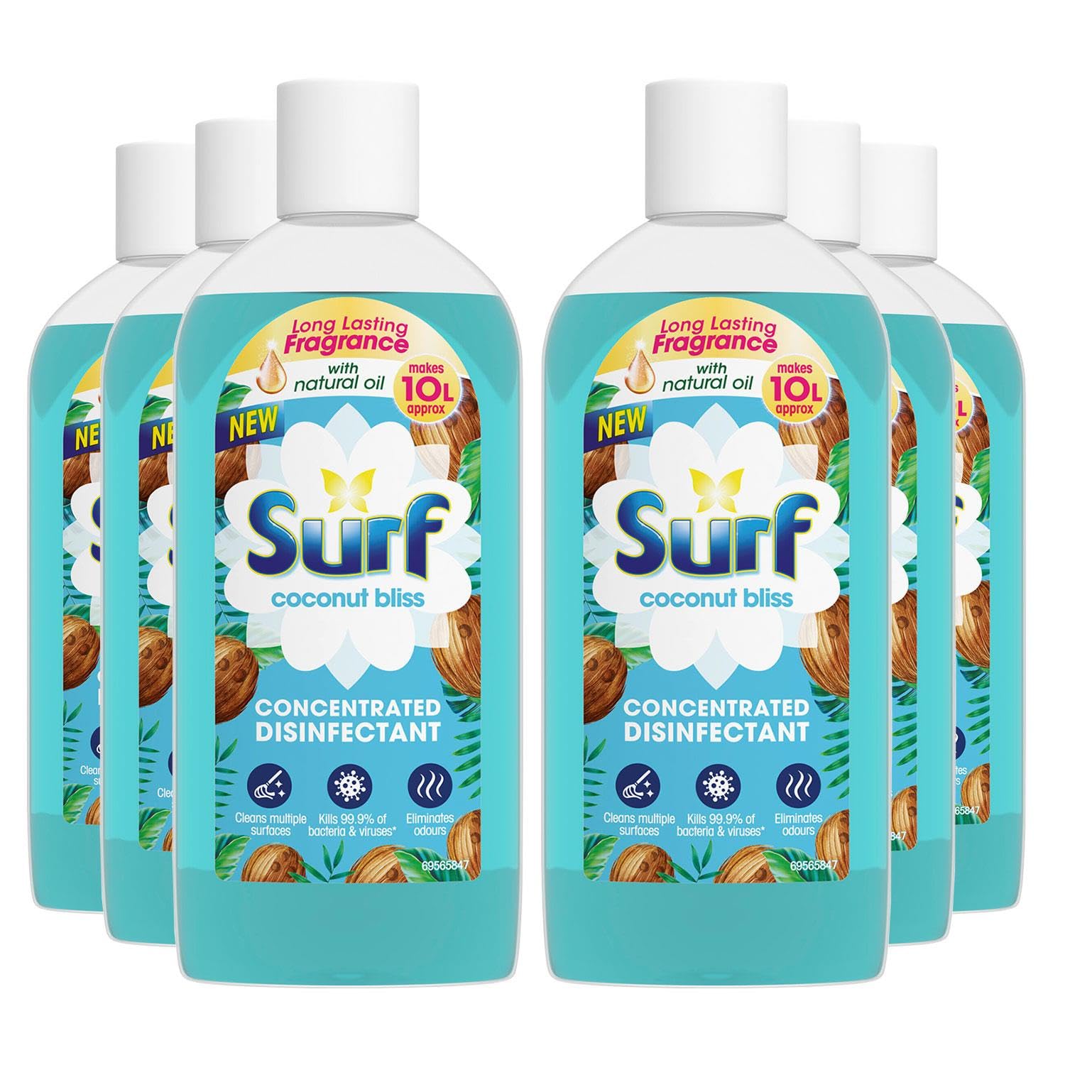 Surf Passion Bloom Concentrated Disinfectant All-Purpose Cleaner Long ...