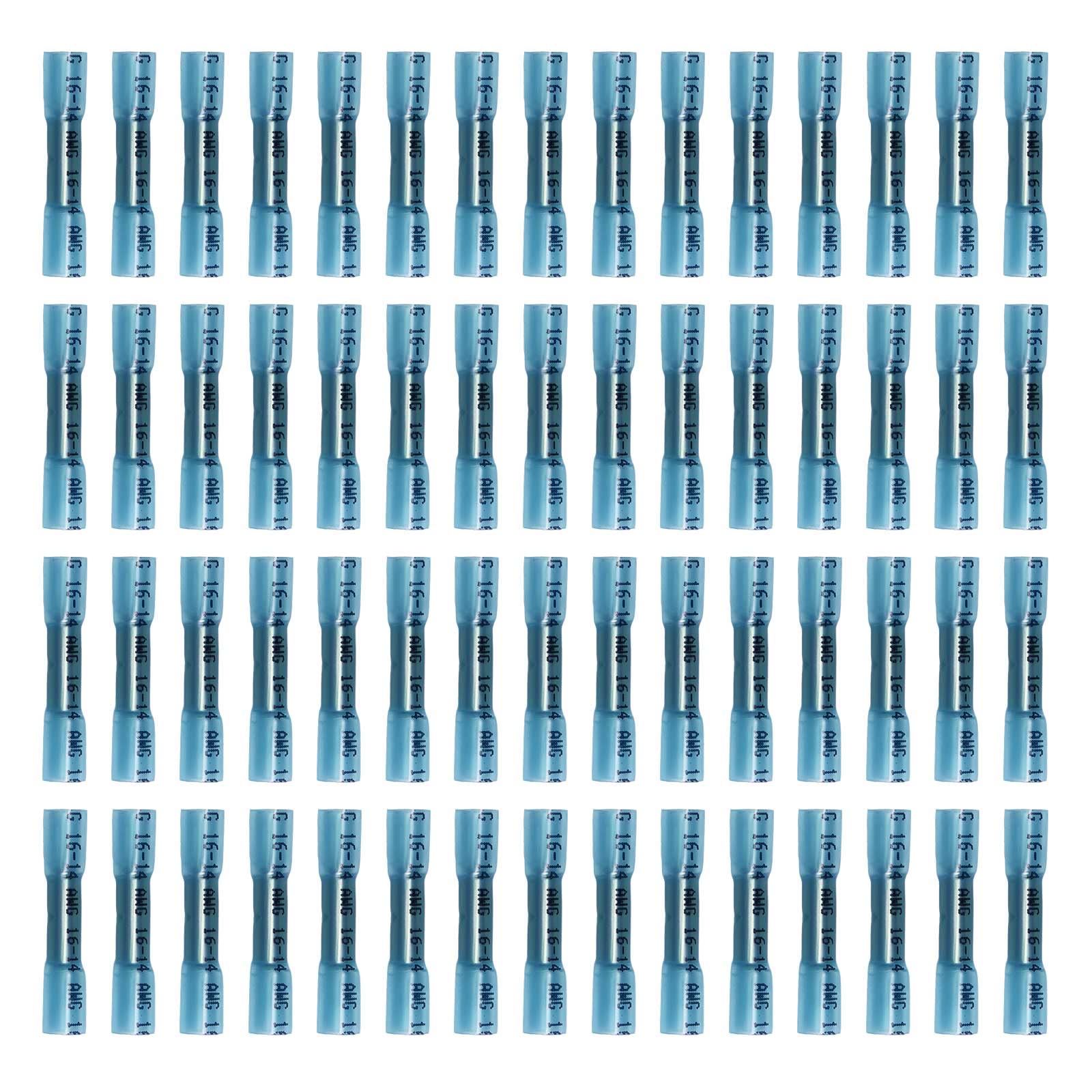 Buy Pastall 60pcs 14-16AWG Butt Terminals for Wire Connectors, Heat ...