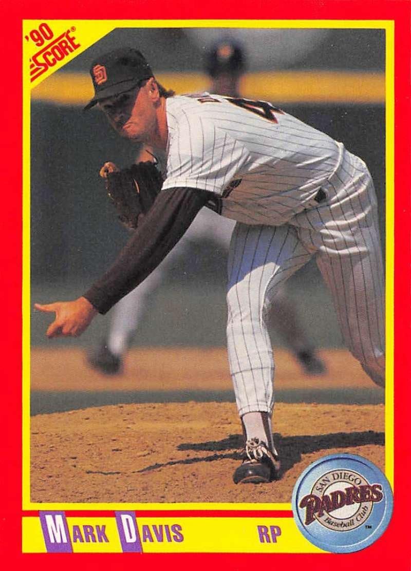Amazon.com: 1990 Score Baseball #259 Mark Davis San Diego Padres ...