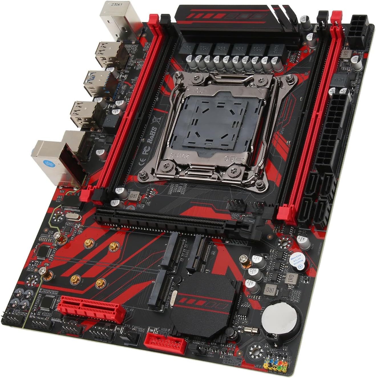 Placa Base X99 LGA 2011 V3, Placa Base para PC DDR4 de 4 Canales, 3000 ...