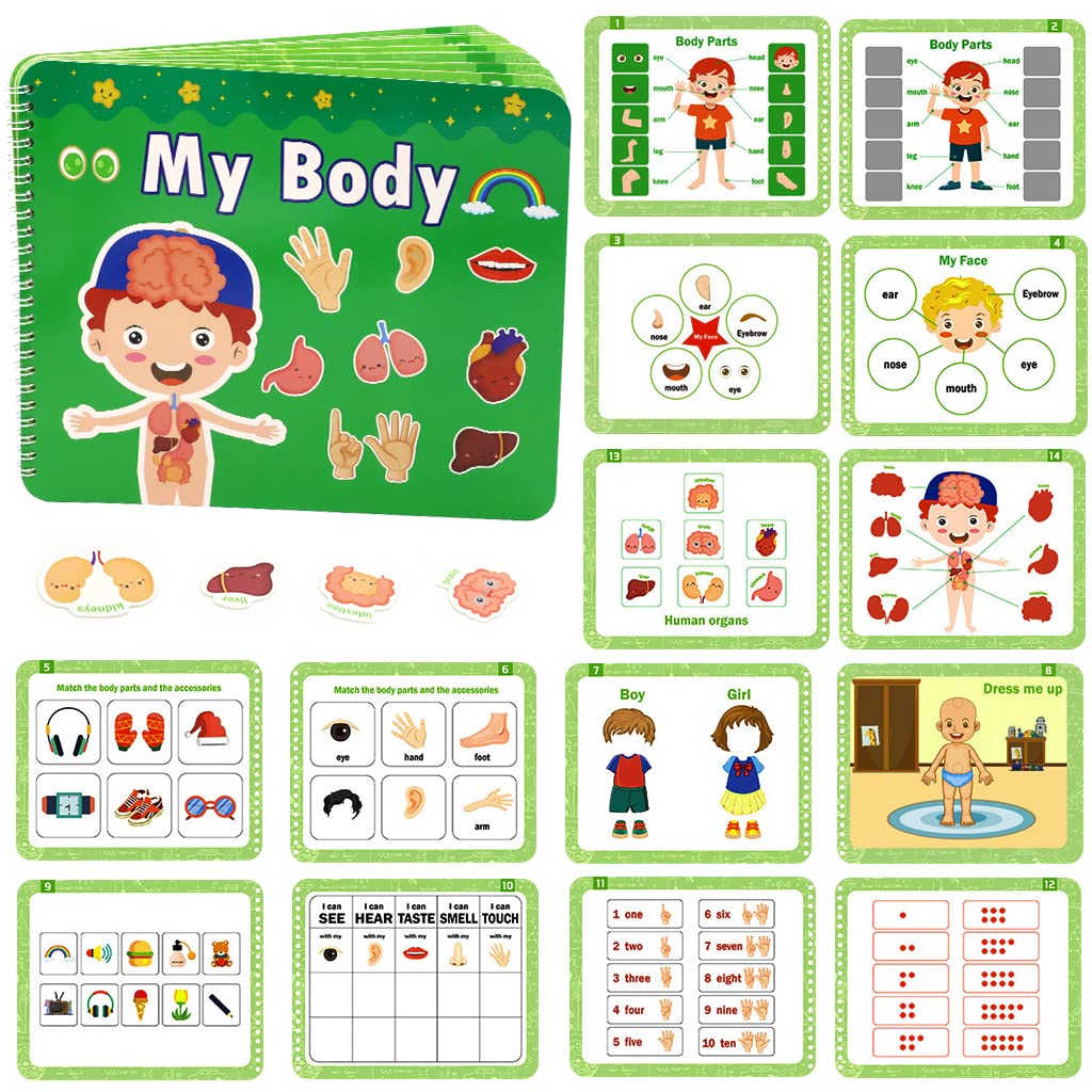 Buy PATPAT® Montessori Busy Books for Kids, Autism Sensory Educational ...