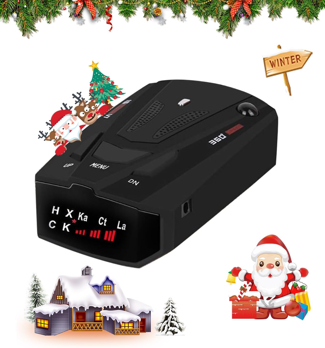Amazon.com: vhfux Radar Detectors for Cars, Radar Detector with ...