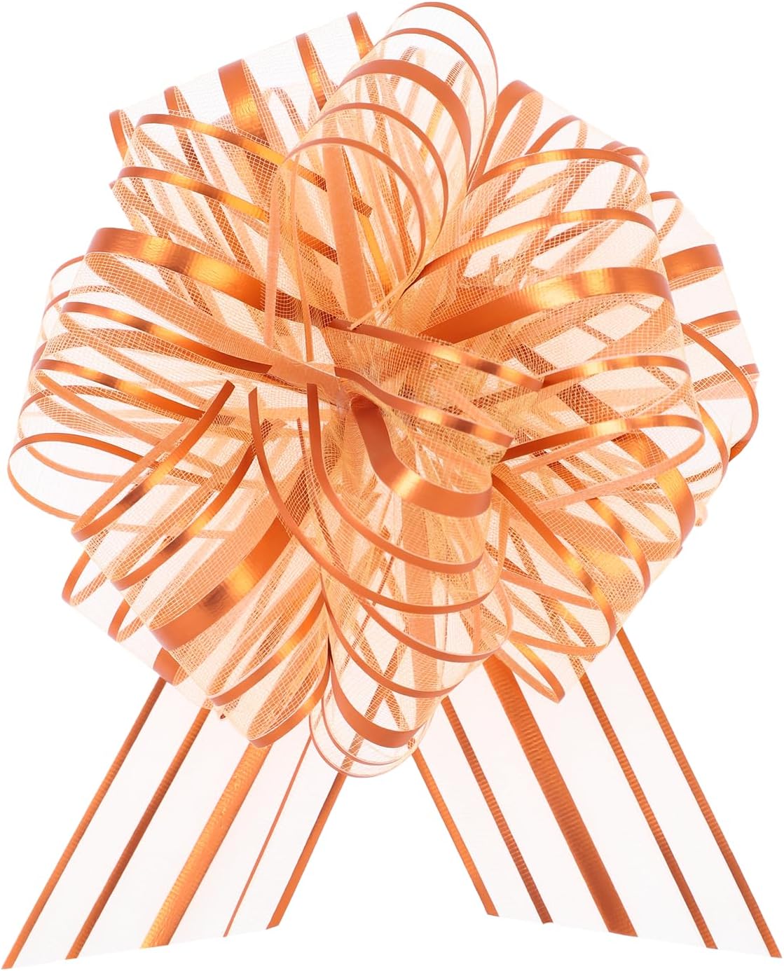 Amazon.com: 12 Pieces Pull Bow Mixed Color Large 6 Inch Organza Pull ...