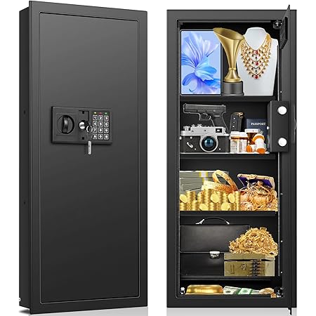 33.46" Tall Fireproof Wall Safes Between the Studs 16" Centers ...