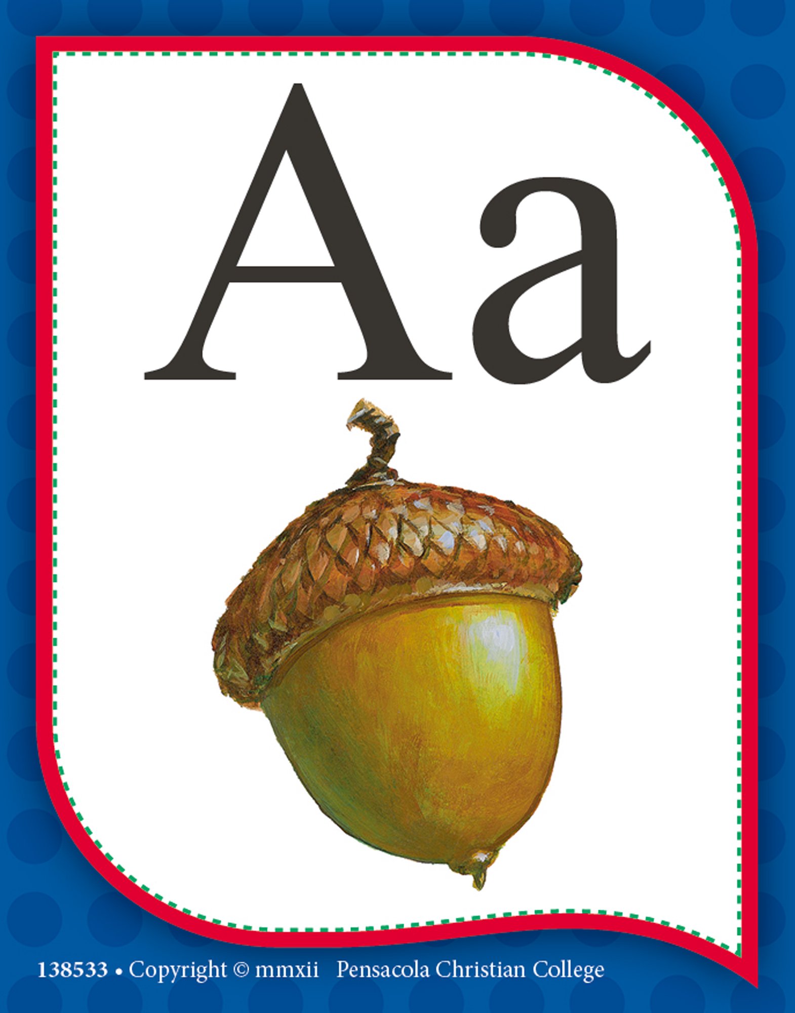Alphabet Programs Large Alphabet Flashcards Abeka Kindergarten 1st And ...