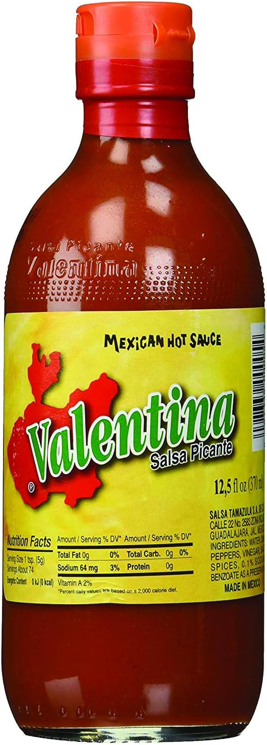Amazon.com : Valentina Hot Sauce Mexican Picante Salsa Vegan Spice Mix ...