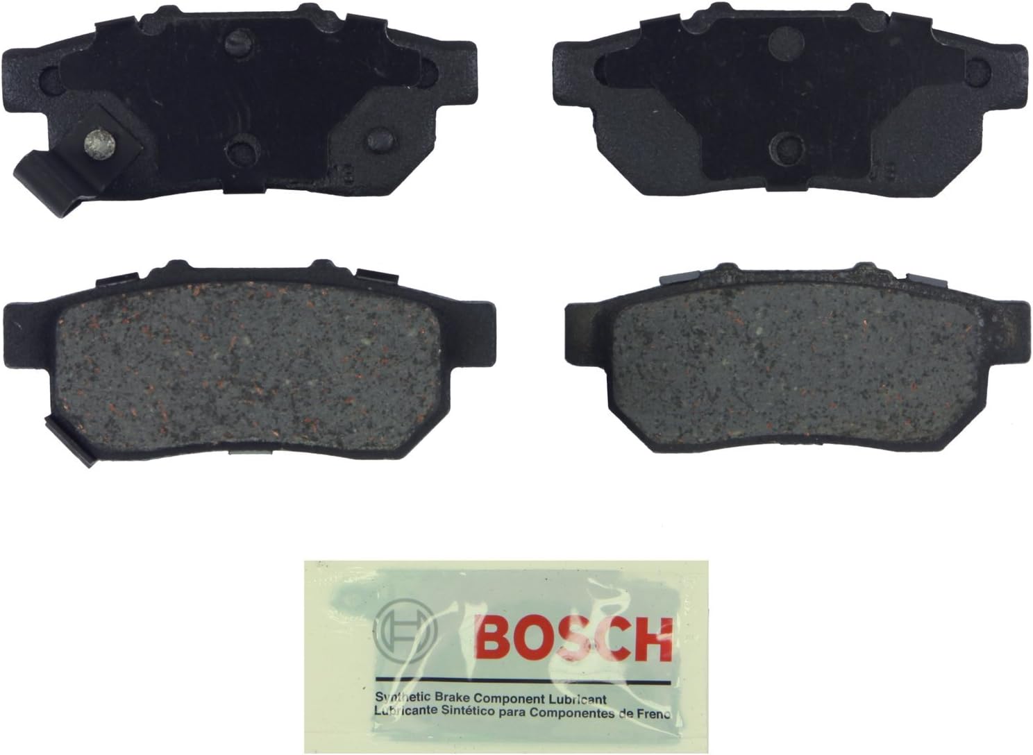 Amazon.com: BOSCH BE2102H Blue Ceramic Disc Brake Pad Set with Hardware ...