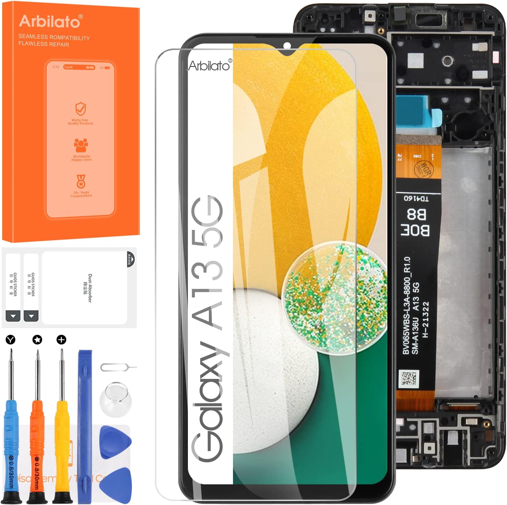 Amazon.com: for Samsung Galaxy A14 5G - Screen Replacement LCD Full ...