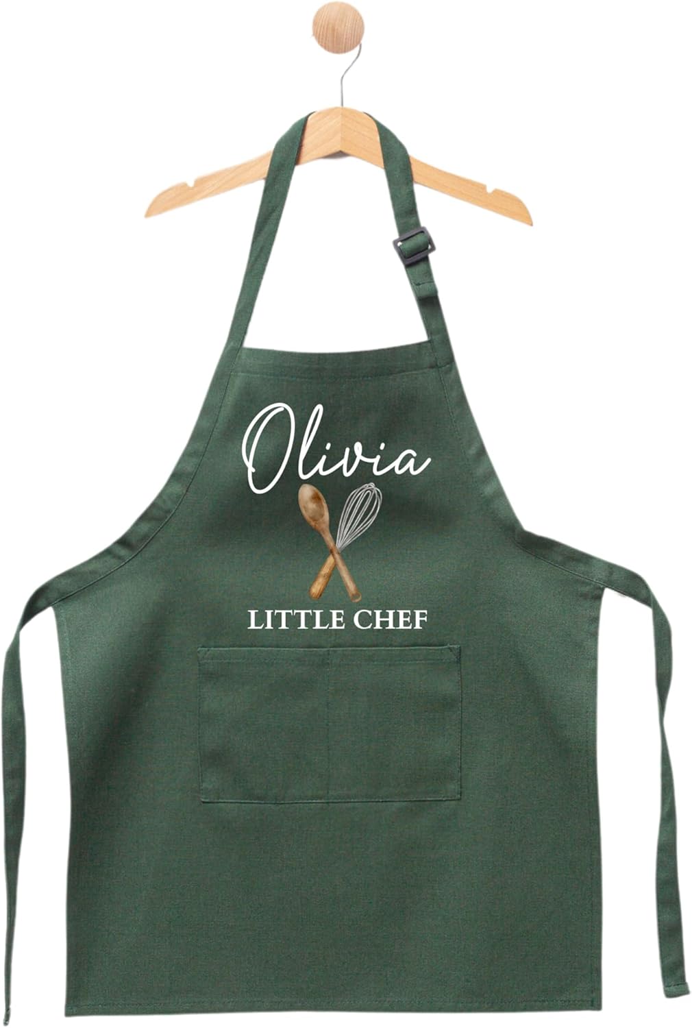 Amazon.com: Personalized Kids Apron, Custom Little Chef with Name ...