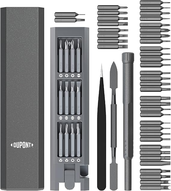 DuPont 45 in 1 Precision Screwdriver Set, S2 Alloy Steel Bits Magnetic ...