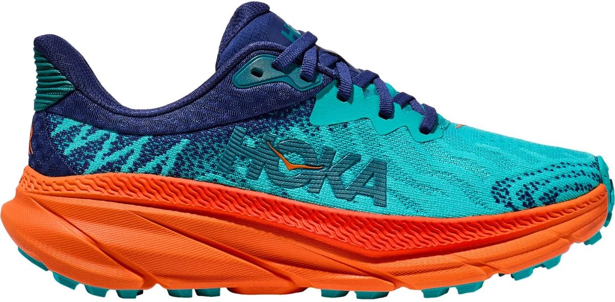 Amazon.com | Hoka Men's Challenger 7 Shoes (Ceramic/Vibrant Orange, us ...