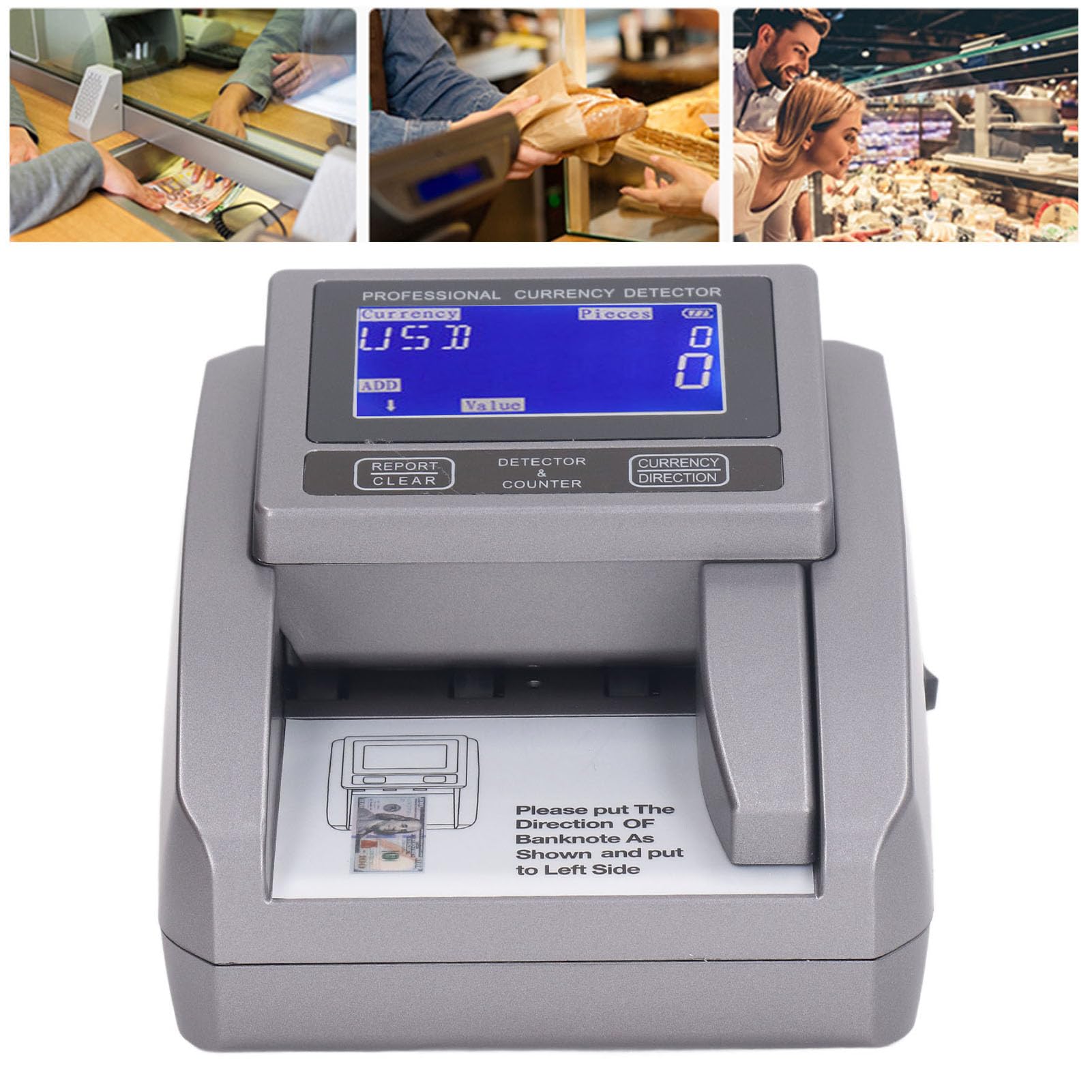 Money Counter Machine, Bill Counter With Mixed Denomination, 2CIS Cash ...
