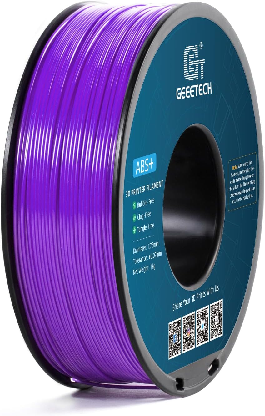 Amazon.com: Geeetech ABS+ Filament 1.75mm, Strong and Durable 3D ...