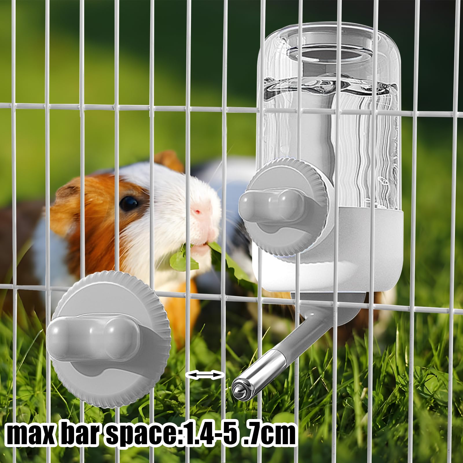 Snapklik.com : 30 OZ Water Bottle For Rabbit,No Drip Rabbit Water ...