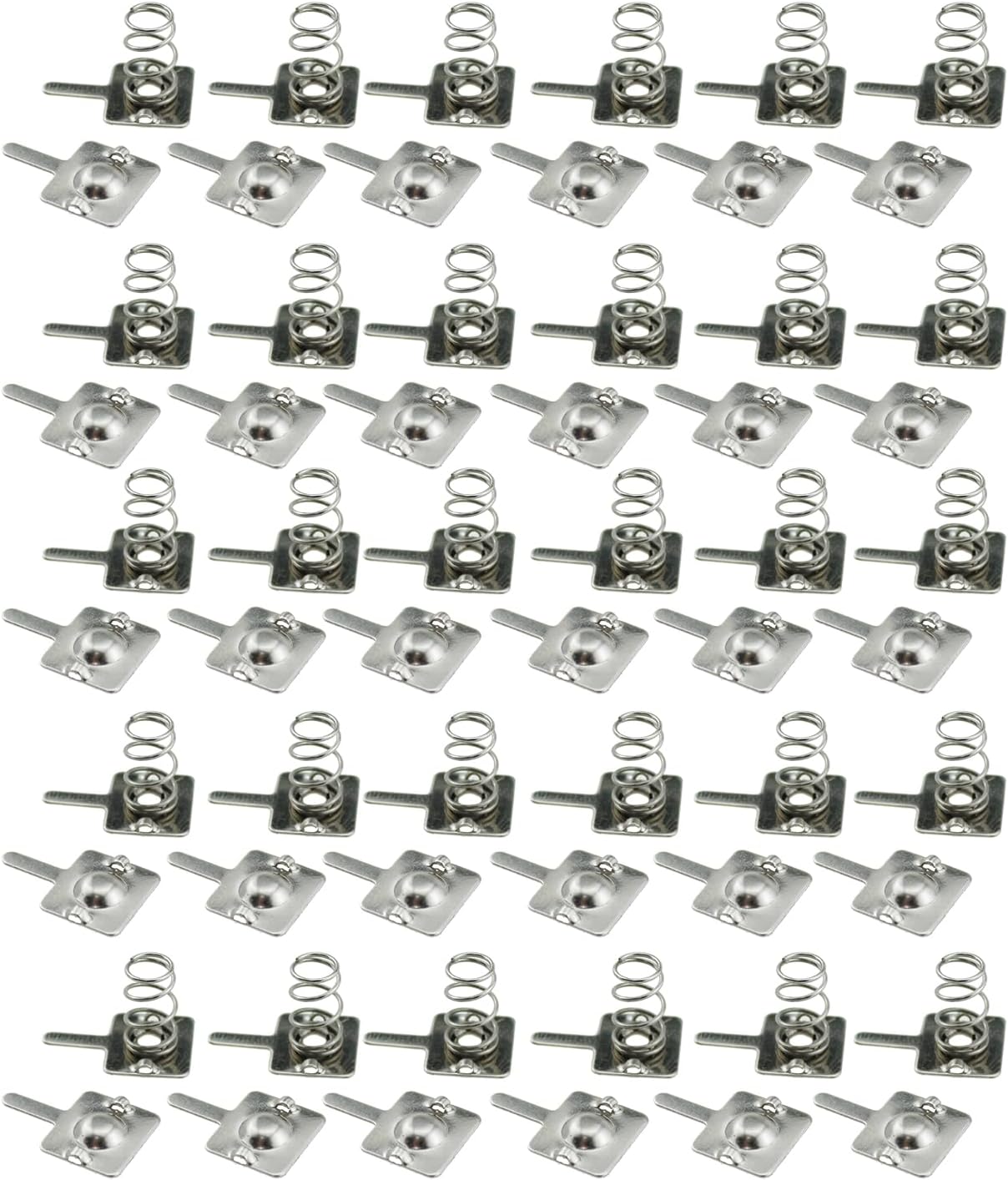 Amazon.com: MTQY 30PCS Metal Battery Spring Contact Plate Replacement ...