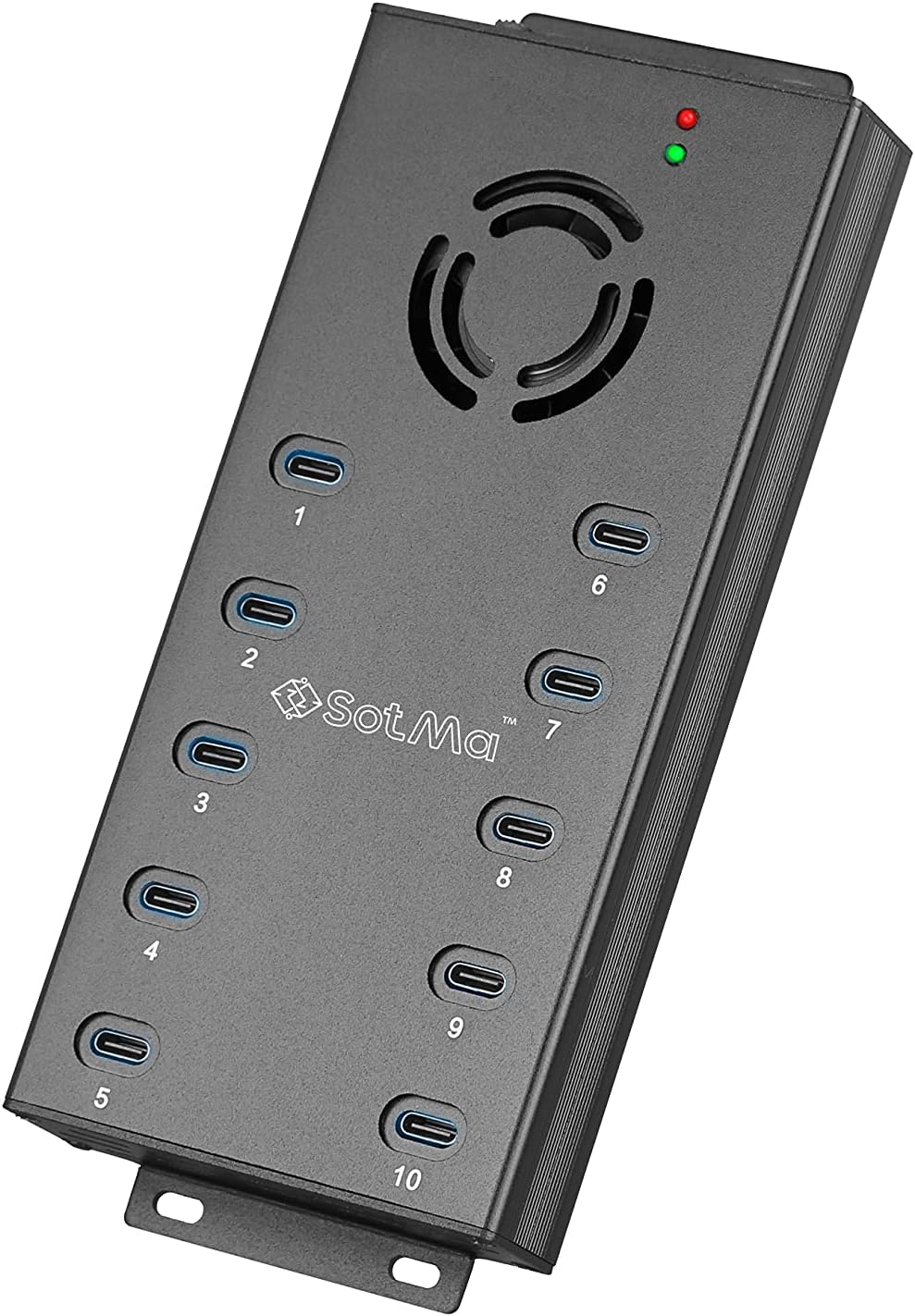 Amazon.com: USB 7 Port Hub - Powered USB 3.0 Hub - Aluminum USB Hub ...