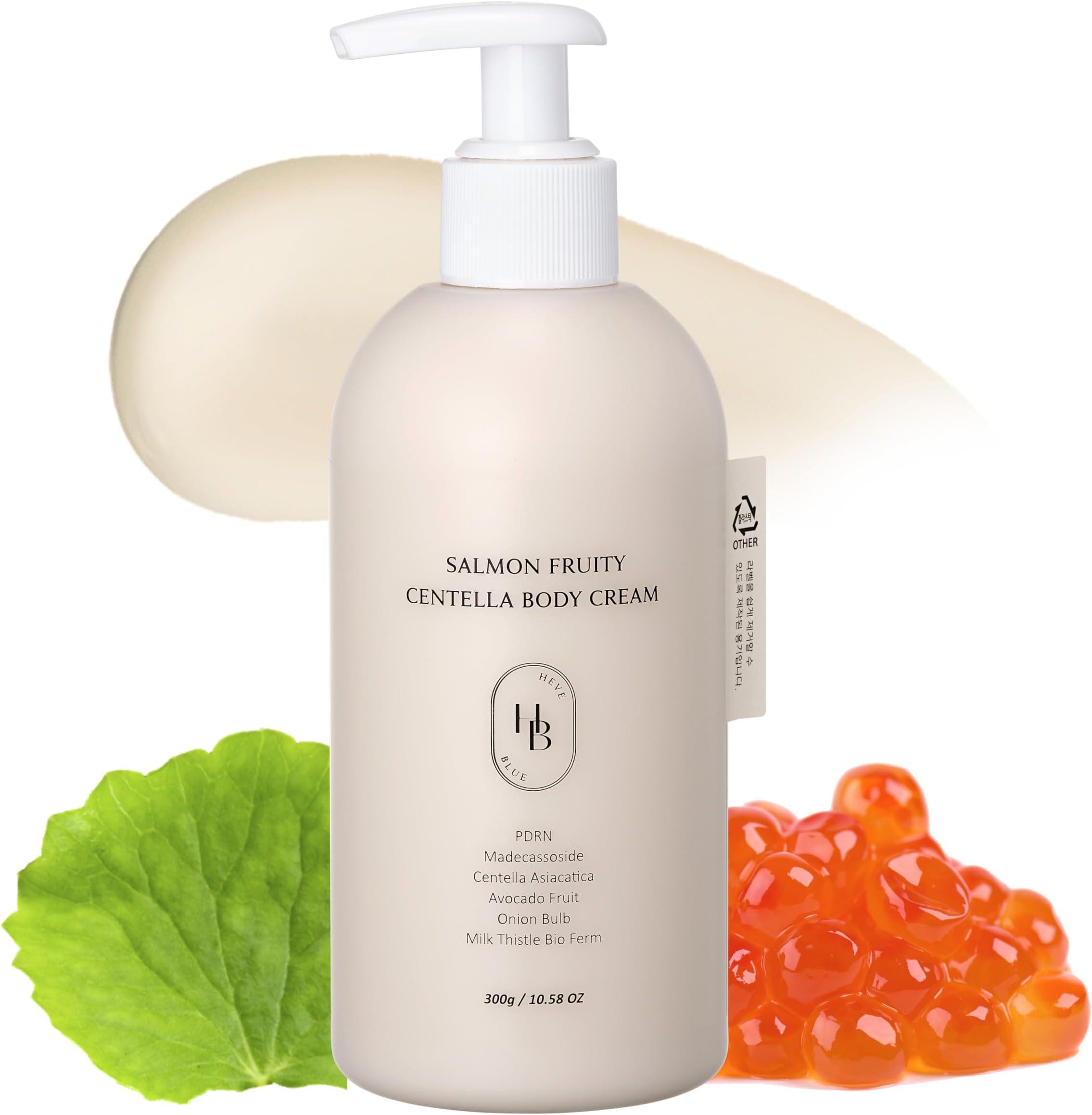 Amazon.com: HEVEBLUE Salmon Caring Centella Cream - Salmon PDRN, Salmon ...