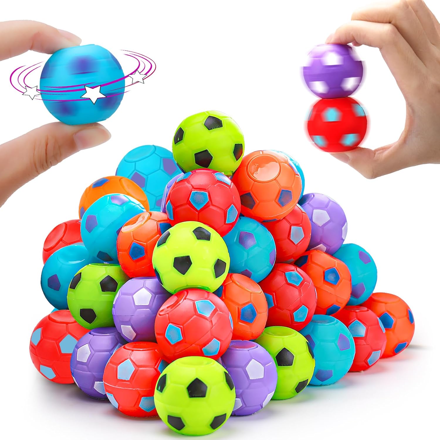 40pcs Football Soccer Fidget Toy Party Bag Fillers Toys for Kids ...