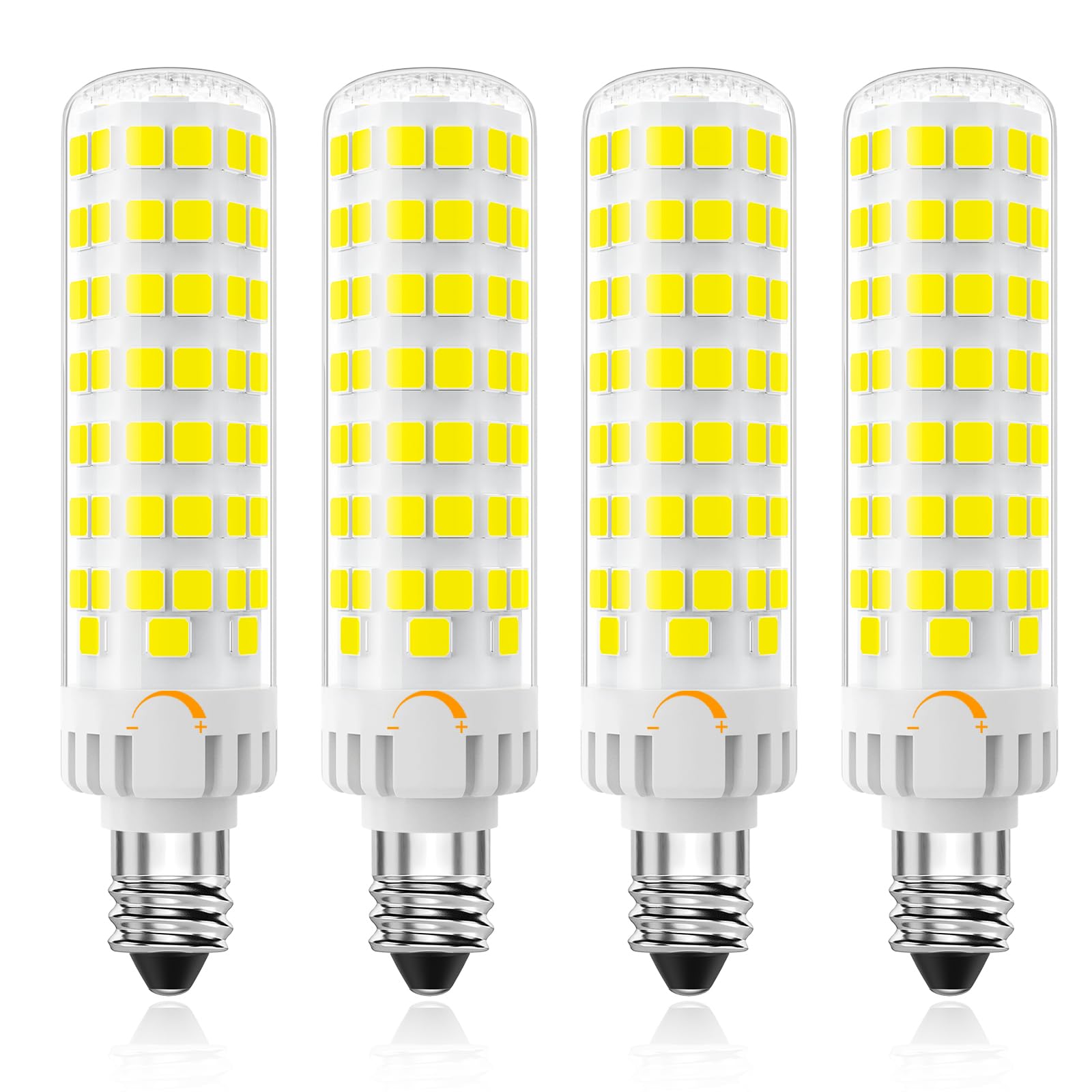 E11 LED Bulb Dimmable, JDE11 120V 100W Halogen Equivalent, T3/T4 Mini ...
