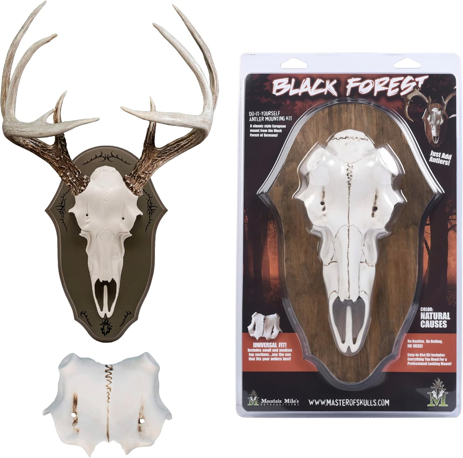 Mountain Mike's Reproductions Black Forest Antler Mounting Kit - Olive ...