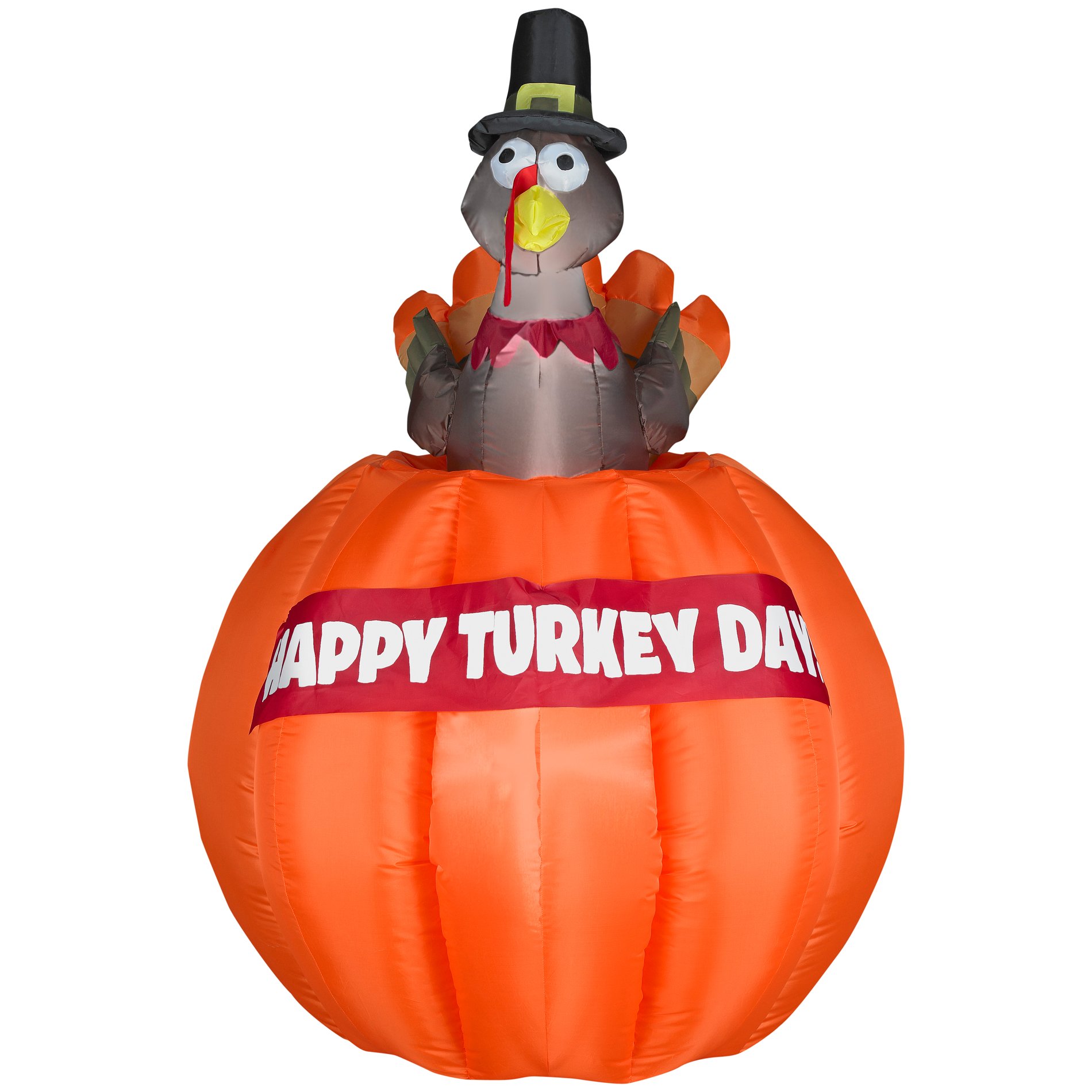 Amazon.com: 54"h. Happy Turkey Day Thanksgiving Lighted Inflatable Blow ...