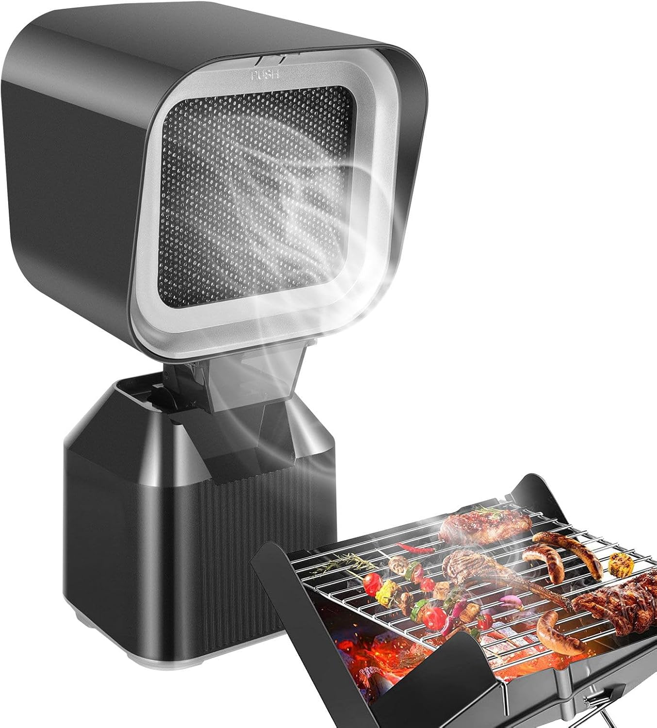 Amazon.com: Portable Range Hood, Mini Desktop Range Hoods, 2 Speed ...