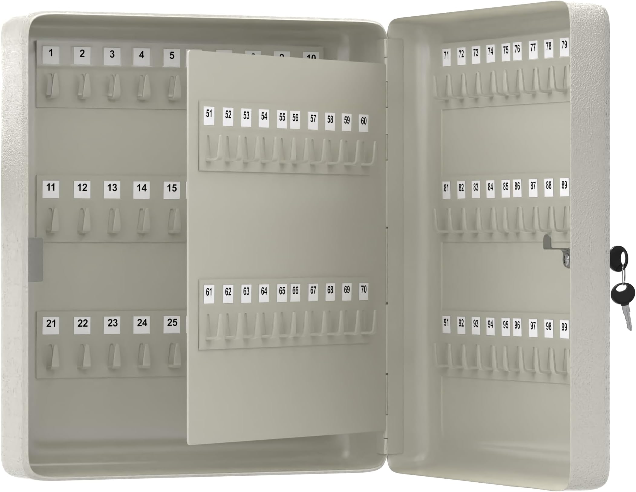 Rottner S 200 Single-Door Key Cabinet Cylinder Lock Swiveling Key ...