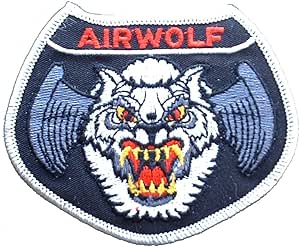 Amazon.com: U.S. Air Force Airwolf Patch White & Blue 3" : Clothing ...