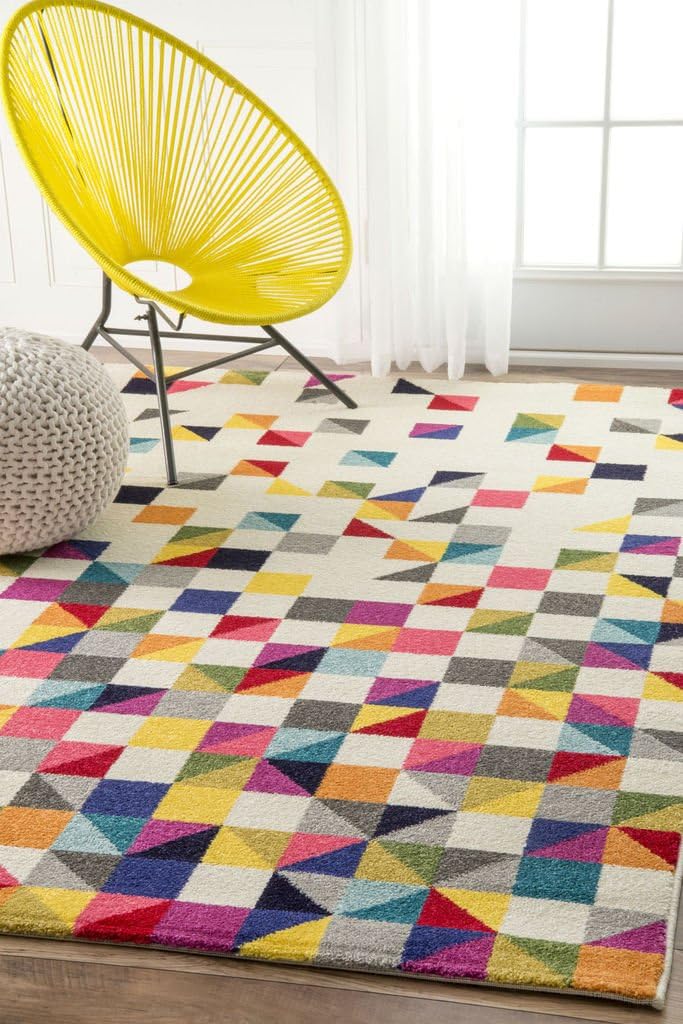 Amazon.com: nuLOOM Takisha Triangle Geometric Area Rug, 4' 1" x 6 ...