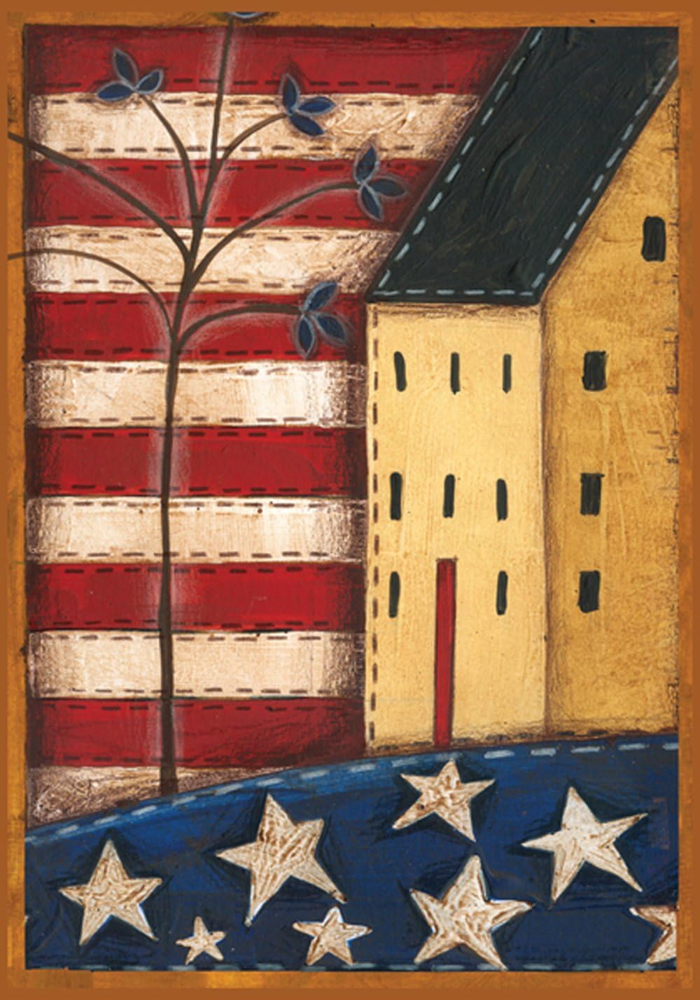 Amazon.com : Toland Home Garden 110557 Land of The Free 12.5 x 18 Inch ...