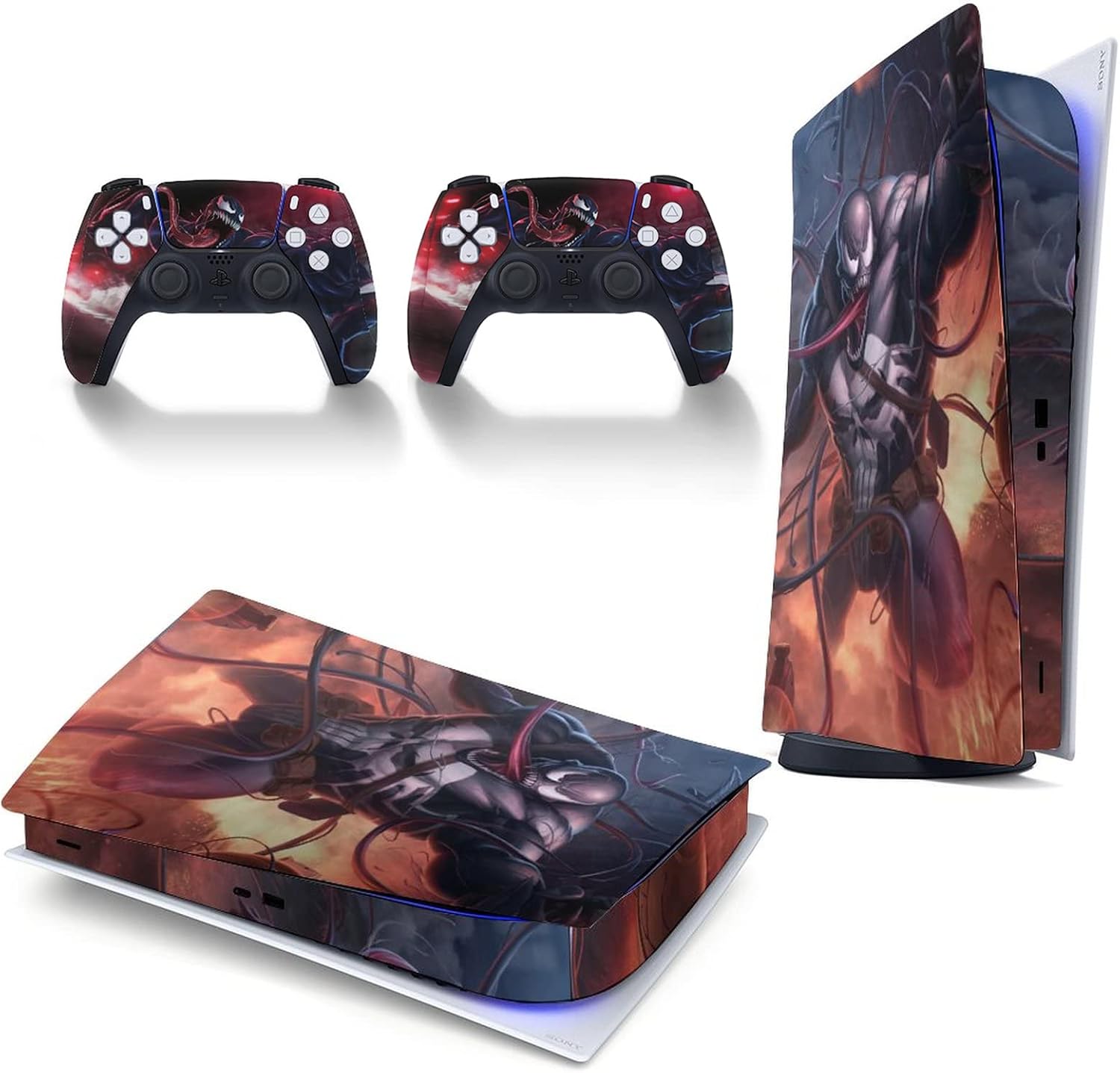 Amazon.com: Stickers for PS5 Console and Controller Skin Set,Wrap Decal ...