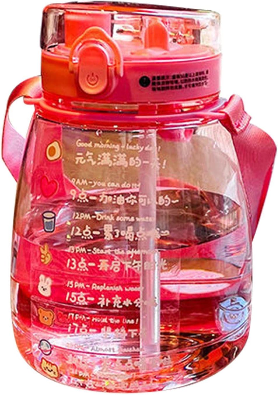 Amazon.com: NGUMMS 1300ml Sports Water Bottle,Daily Water Intake Bottle ...