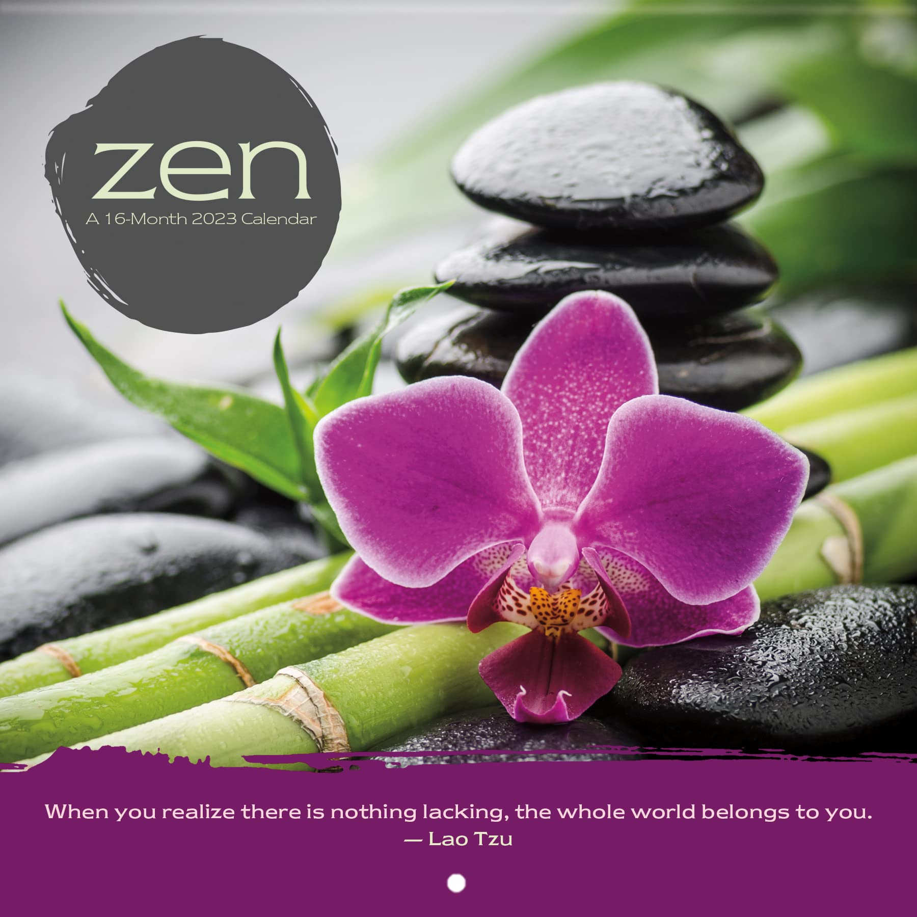 2023 Zen Mini Wall Calendar: Trends International: 9781438887333 ...